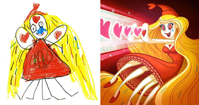 I Created An Account Where Professional Artists Recreate Children’s ...
