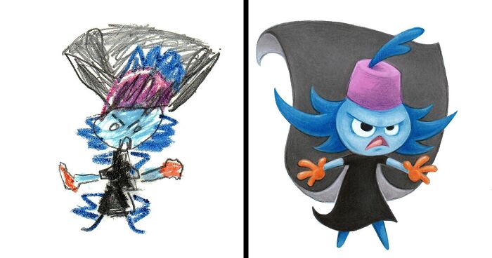 I Created An Account Where Professional Artists Recreate Children’s ...
