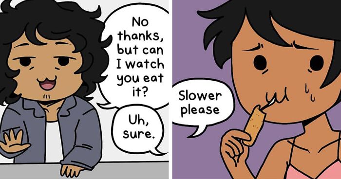 Artist Illustrates 40 Comics About Everyday Problems That Her 98k Fans ...