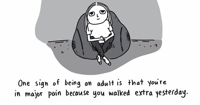 40 Sarcastic And Relatable Comics About Reluctant Adults By This Artist