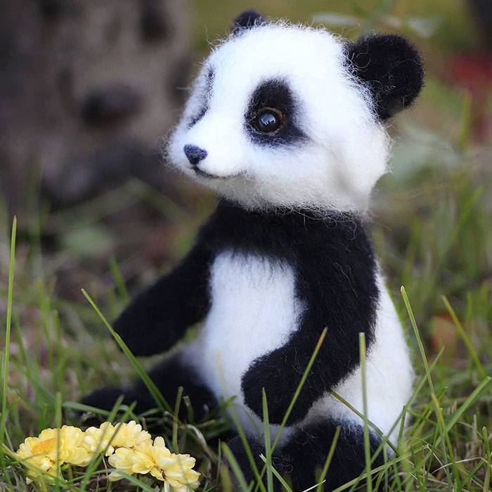 30 Adorable Needle-Felted Wool Animals By Yulia Derevschikova (New Pics)