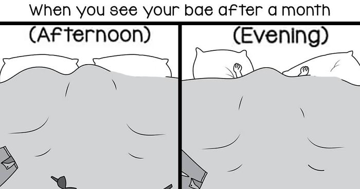 30 Unbearably Cute Couple Comics By Anjali Comics | Bored Panda