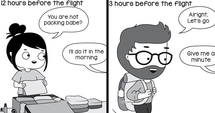 30 Unbearably Cute Couple Comics By Anjali Comics | Bored Panda