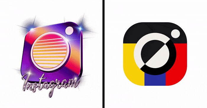 These Designers Remade Iconic Logos In Different Styles, And Here Are ...