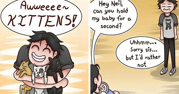 Artist Creates Fun Comics That Illustrate Familiar Life Situations (50 ...