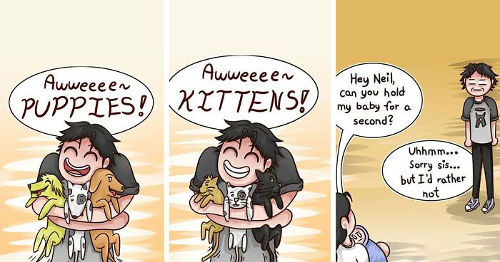 Artist Creates Fun Comics That Illustrate Familiar Life Situations (50 ...