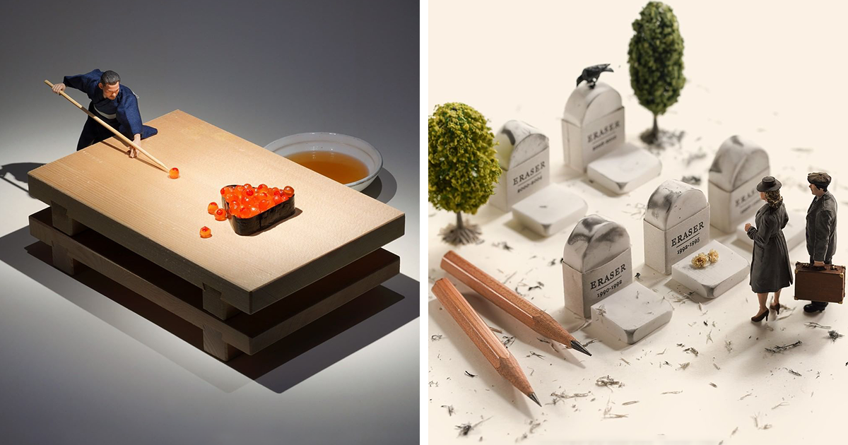 102 Detailed And Fun Miniature Dioramas By A Japanese Artist Who ...