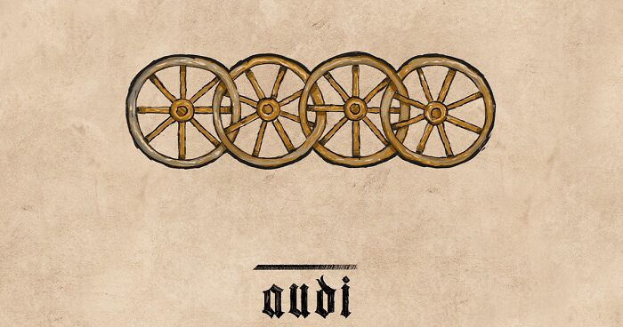 I Recreated Famous Logos In The Grotesque Art Style Typical For The ...