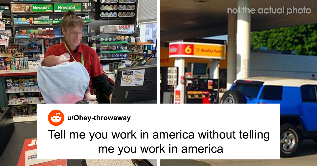 “This Isn’t Motivation”: A Picture Of A Gas Station Employee Working ...