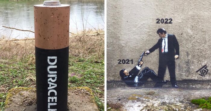 Artist Makes The Streets Fun Again By Creating Graffiti That Interacts ...