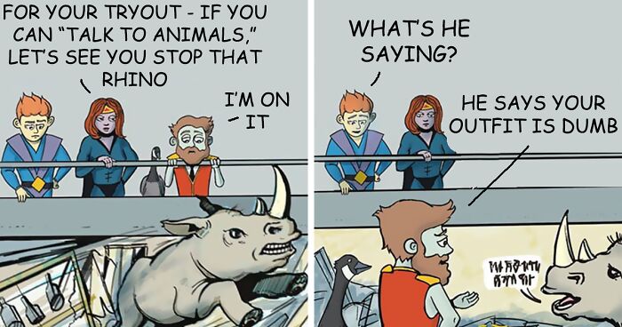 “The Mediocre Superheroes”: Artists Create Comics Showing The Other ...