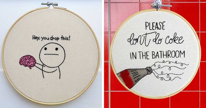 We Create Unapologetic Embroideries With Funny And Honest Quotes, And ...