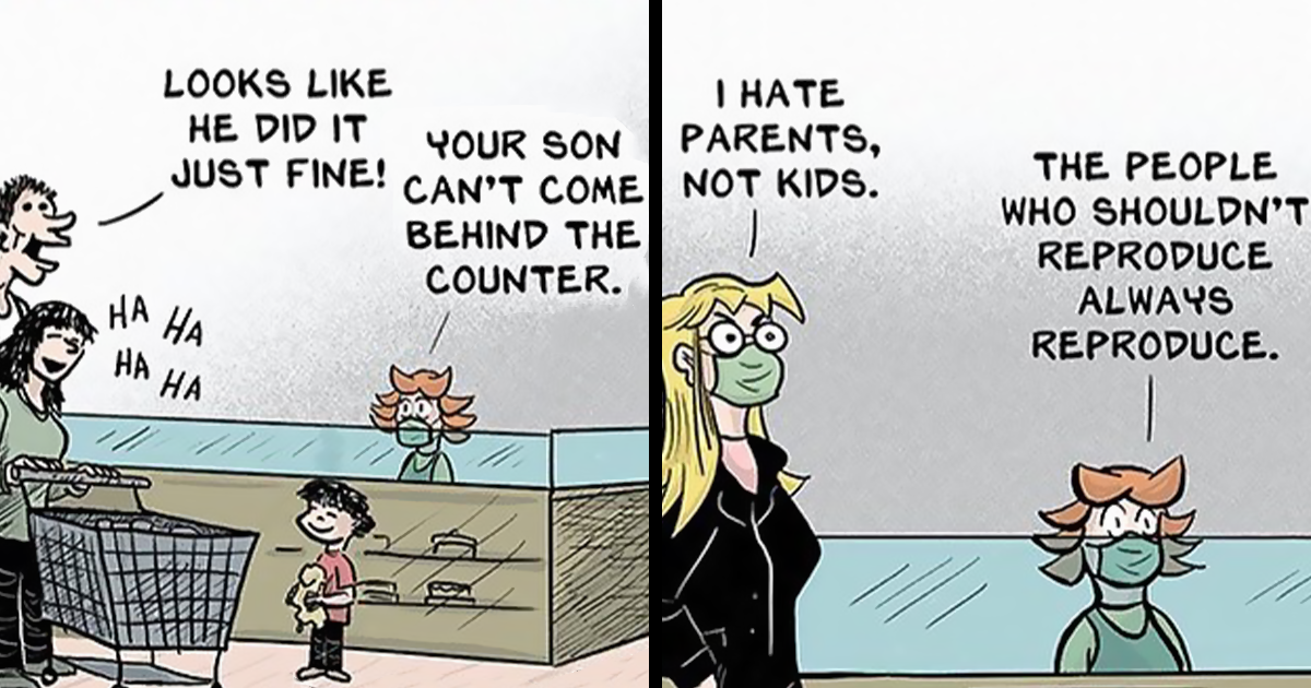 Artist Creates Humorous Comics That Retail Workers And Regular People ...