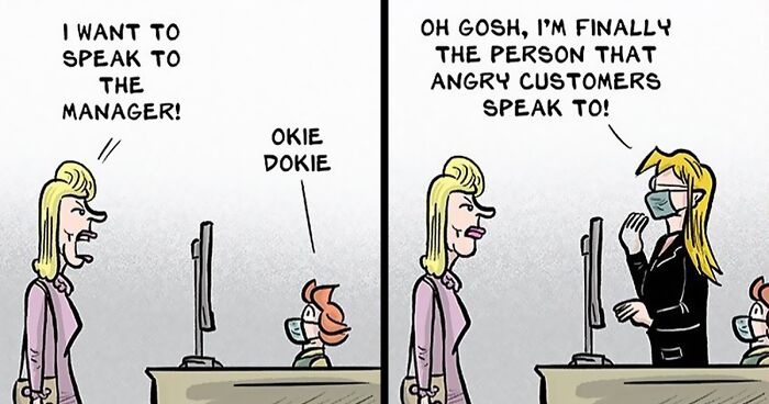 Artist Creates Humorous Comics That Retail Workers And Regular People ...