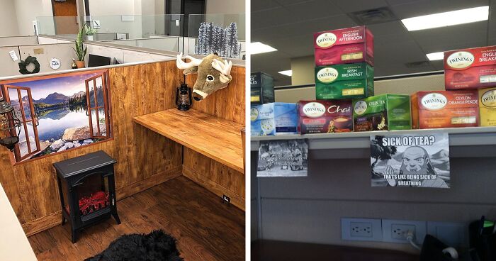 30 Times Staff Transformed Their Lifeless Office Cubicles Into ...