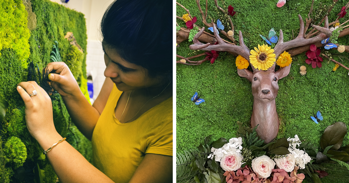 I Create Art With Moss | Bored Panda