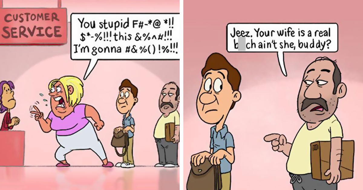 Artist Creates Fun Comics With Unpredictable Endings That Poke Fun At ...