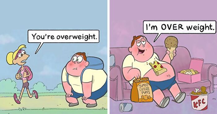 Artist Creates Fun Comics With Unpredictable Endings That Poke Fun At ...