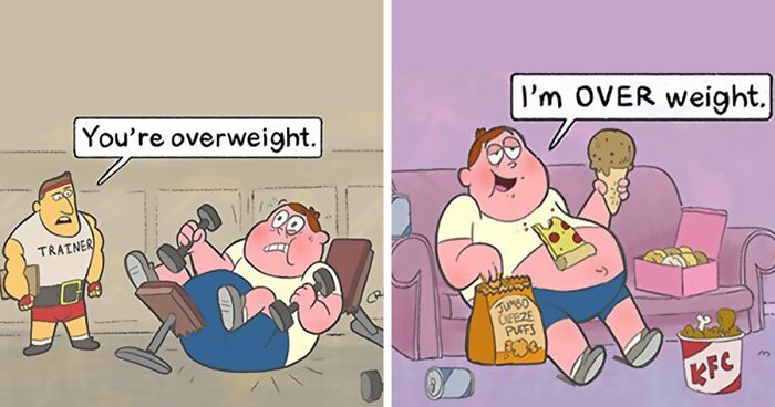 Artist Creates Fun Comics With Unpredictable Endings That Poke Fun At ...