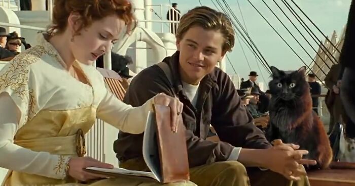 This Guy Improved “Titanic” By Editing His Cat Into It And The Result ...