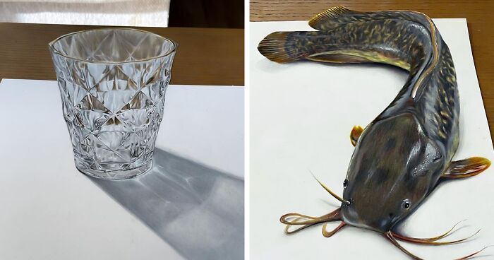30 Drawings By This Japanese Artist That Look Like Optical Illusions