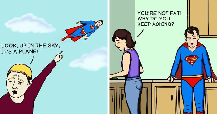 “The Mediocre Superheroes”: Artists Create Comics Showing The Other ...