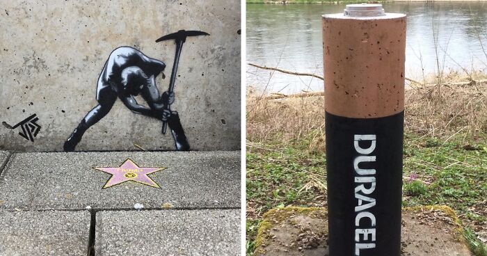 Artist Makes The Streets Fun Again By Creating Graffiti That Interacts ...