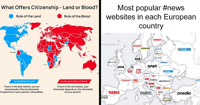 35 Unusual Maps That Might Change How You See The World, As Shared In ...