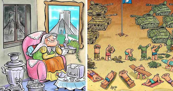 This Artist Illustrates Modern Society’s Problems, And Here Are 30 New ...