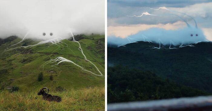 15 Times This Artist Turned Clouds Into Adorable Fantasy Creatures ...