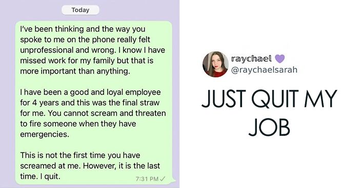 14 Screenshots Of People’s ‘I Quit’ Texts Because ‘Screw That, I ...
