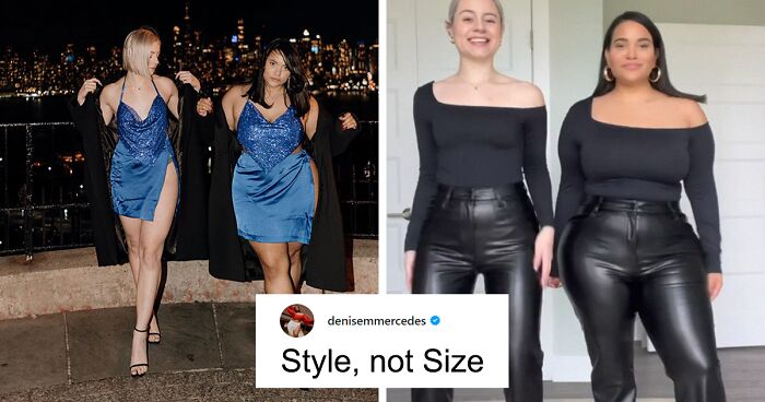 “Style Not Size”: Two Friends Show How The Same Outfit Looks On Their ...