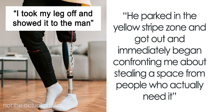 “I Took My Leg Off”: Woman Asks If She Was Wrong To Dramatically ...