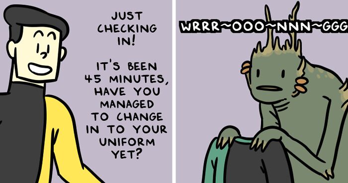 I Made A New Comic Series About Humans And Aliens Learning To Get Along ...
