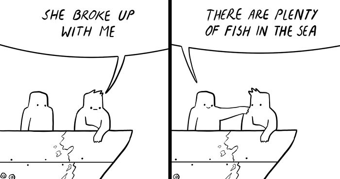 30 New Funny Comics With Unexpected Endings By This Artist | Bored Panda