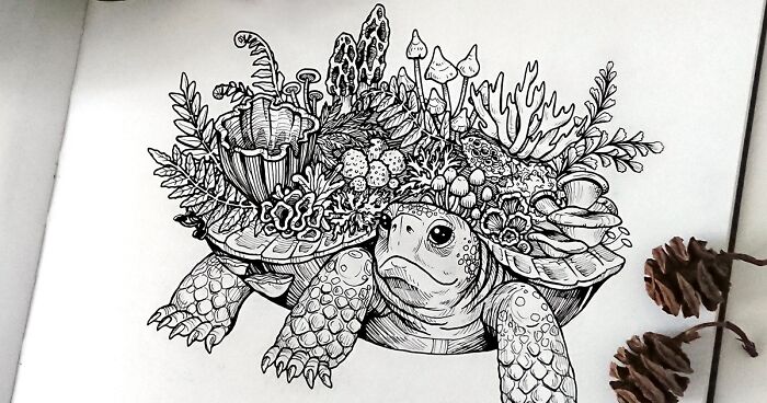 30 Intricate Drawings Of Animals Created By Me | Bored Panda