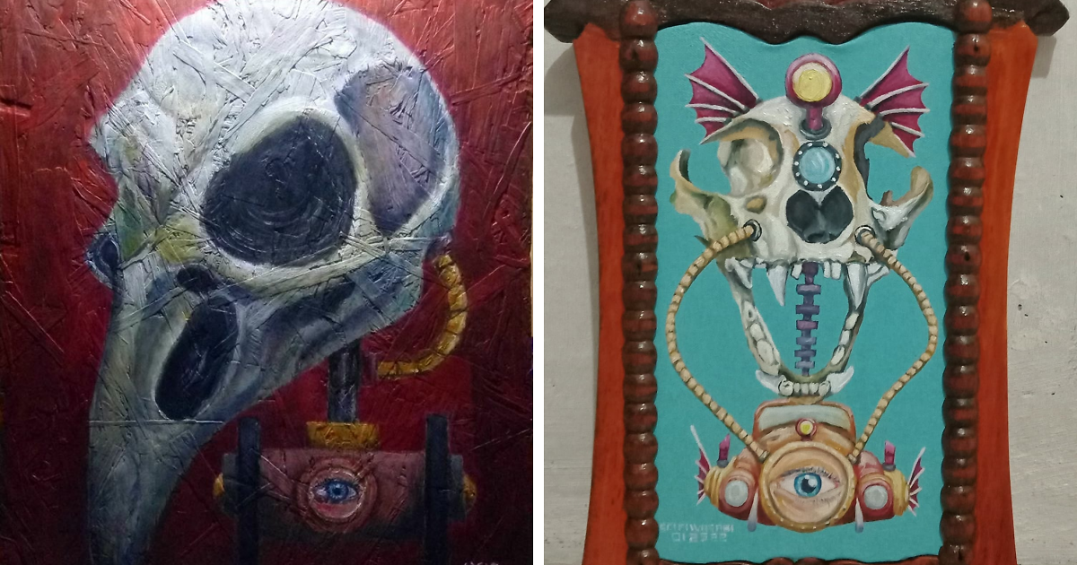 I Made Skull Versions Of Oracles (10 Pics) | Bored Panda