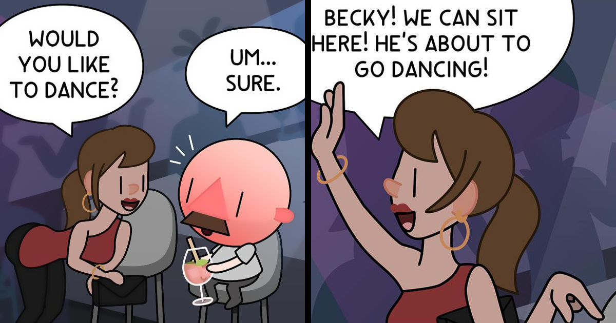 Artist Draws Funny, Awkward, And Embarrassing Life Situations Featuring ...