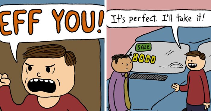 40 Funny Comics With Unexpected Twists Made By This Artist | Bored Panda