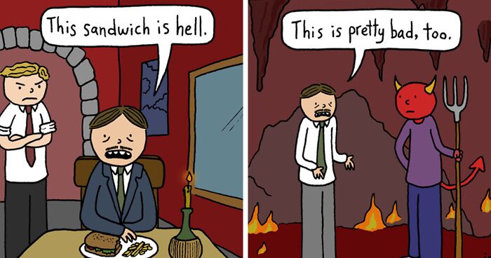 40 Funny Comics With Unexpected Twists Made By This Artist | Bored Panda