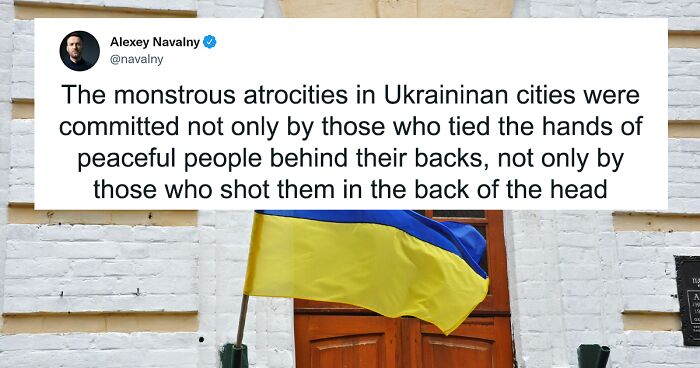 Navalny Shares What Russian TV Says About Bucha After Nearly 300 ...