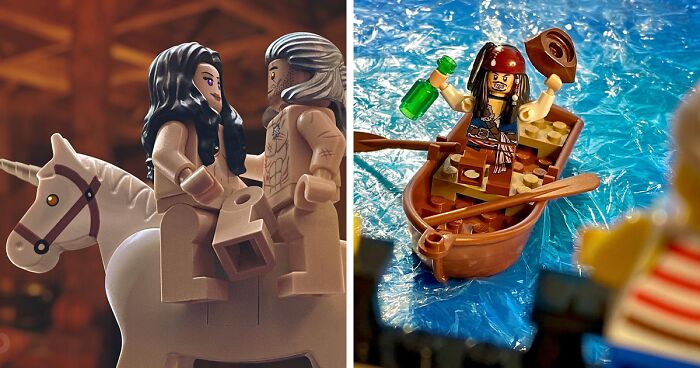 Artist Decided To Use Lego Figures In Order To Recreate Popular Movie ...