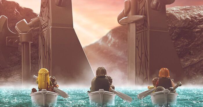 Artist Decided To Use Lego Figures In Order To Recreate Popular Movie ...