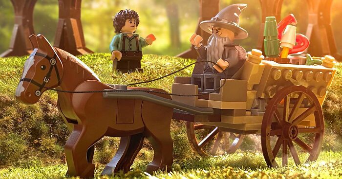 Artist Decided To Use Lego Figures In Order To Recreate Popular Movie ...