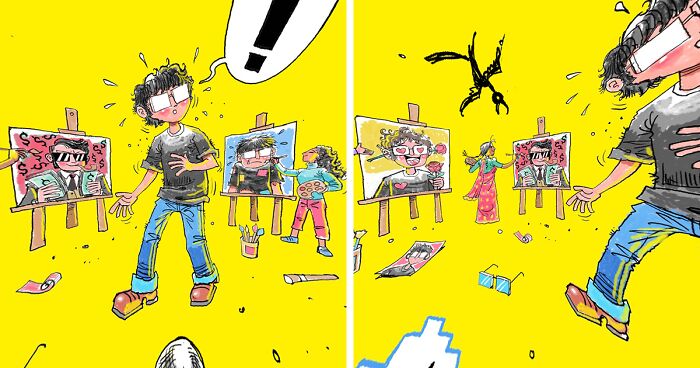 Here Are My Interactive 360˚ Comics (16 Pics) | Bored Panda