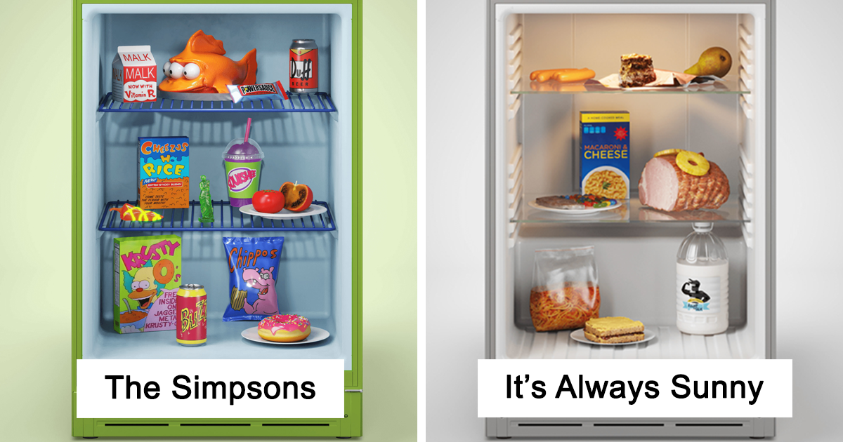 Designers Imagined What These Fridges From “The Simpsons”, “Game Of ...