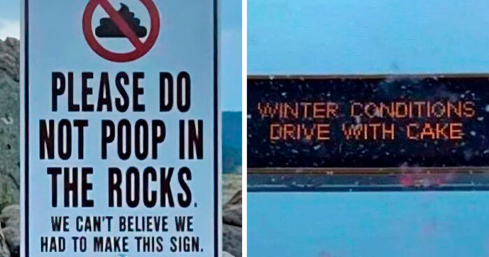 40 Times People Spotted Such Hilarious And Absurd Signs, They Had To ...