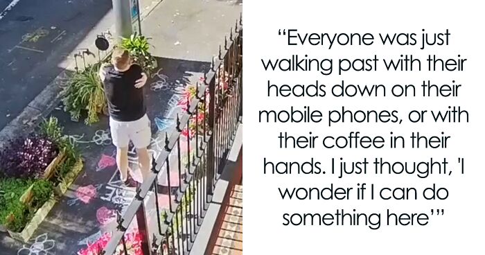Australian Man Draws A “Hug Here” Spot Outside His House, Capturing ...