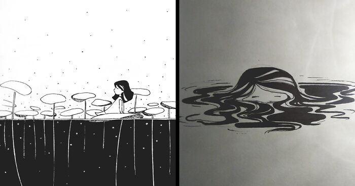 Whenever I Was Having An Anxiety Attack, I Started Drawing, Here Are 35 ...