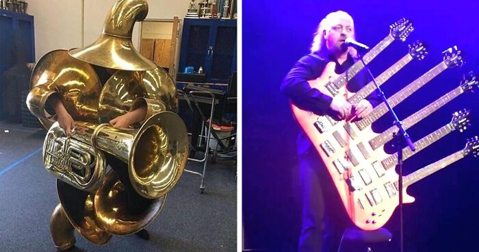 30 Funny And Bizarre Pics From The “Musical Instruments With Chaotic ...